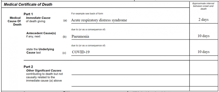 Physicians' Notes: Basic Principles on Medical Death Certification ...